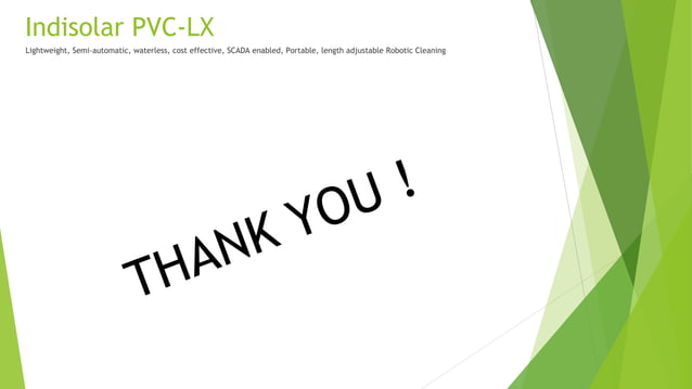 Indisolar PVC-LX module cleaning systems | PPT
