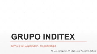 Grupo Inditex | PDF