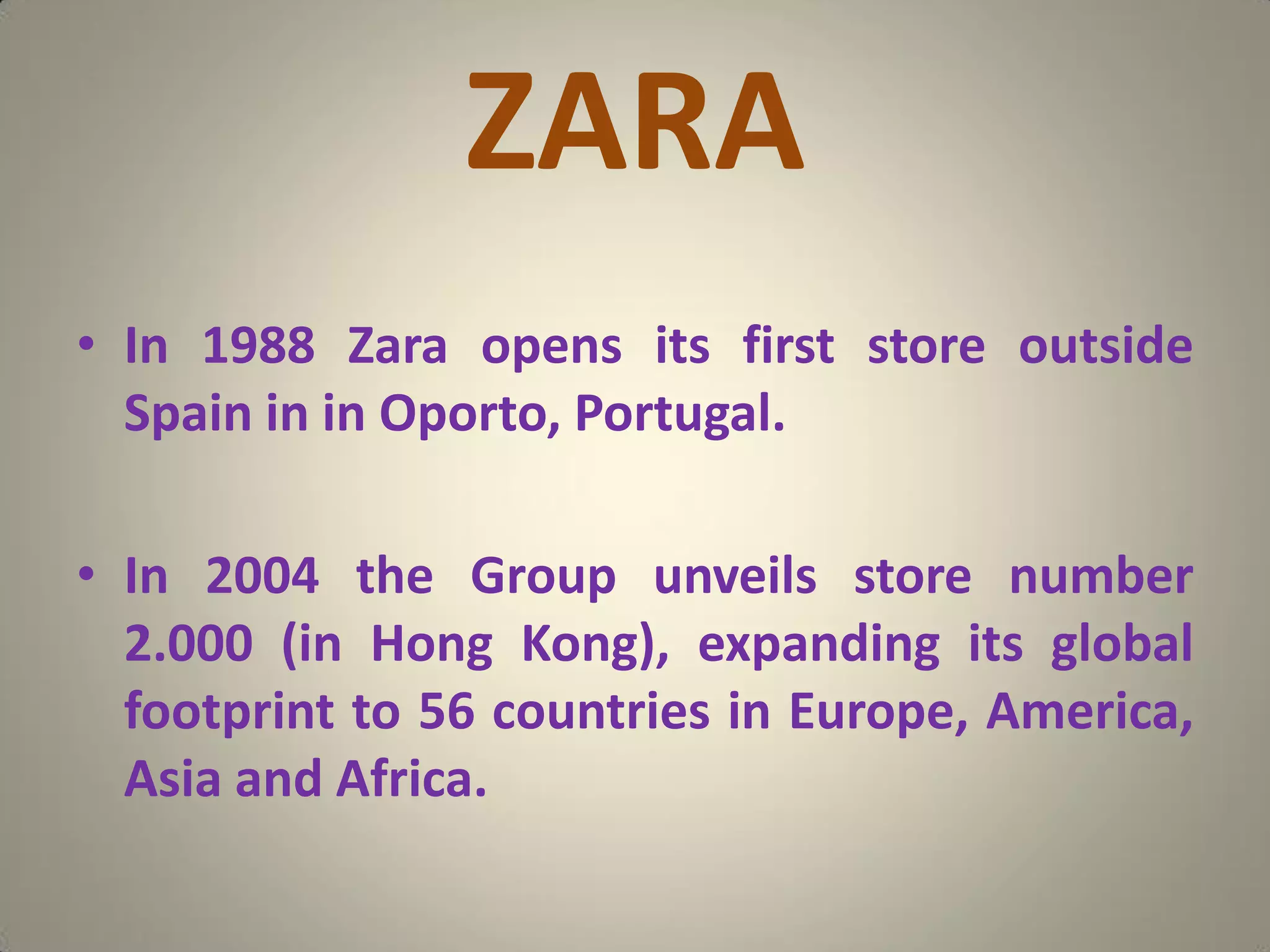 Inditex group zara | PDF