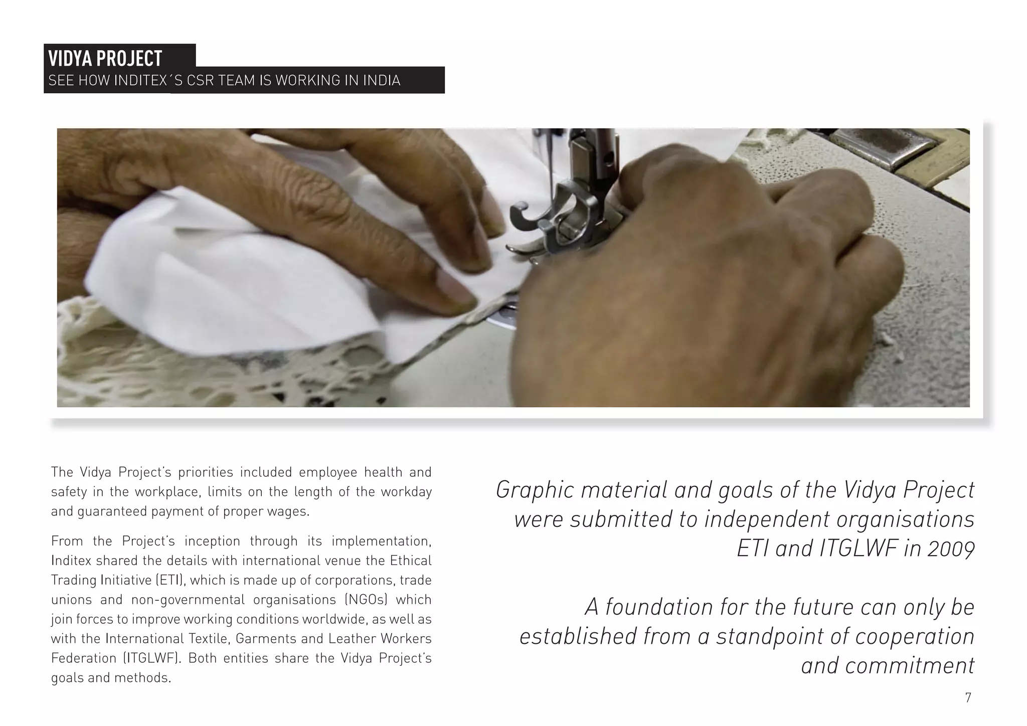 Inditex vidya project_india_en | PPT