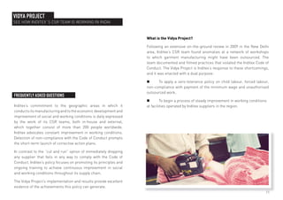 Inditex vidya project_india_en | PDF | Business | Business and Finance