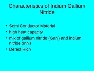 Indium gallium-nitride | PPT