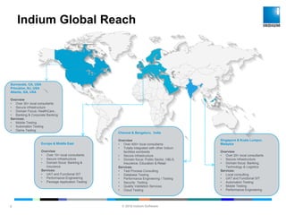 About Indium Software and Its Service Portfolio | PDF