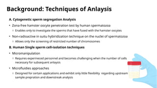 Chromosomal scan of single sperm cells by combining FACS and NGS | PPTX