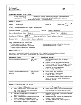 IEP jessa............................................. | DOCX