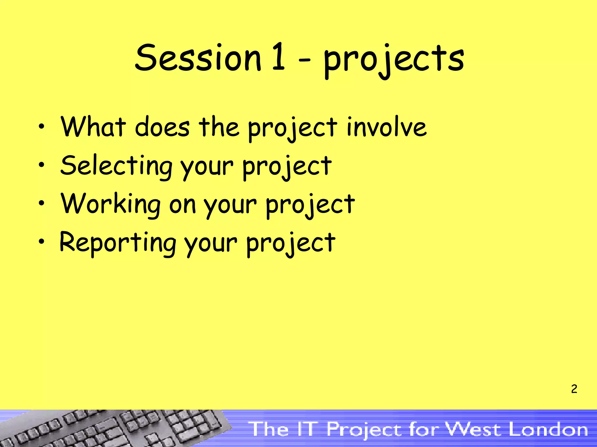 Individual Projects | PPT