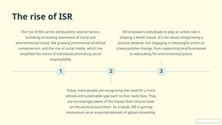 Individual-Social-Responsibility-ISR Assignment | PPTX