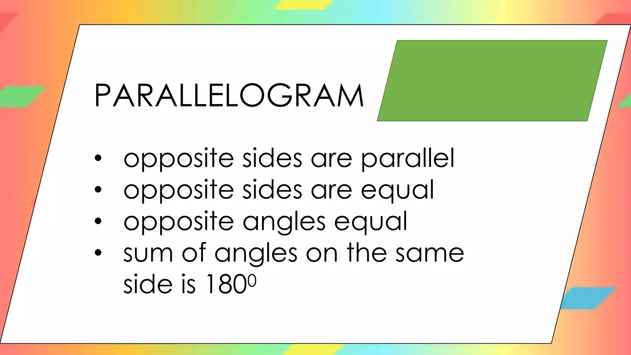 area of a parallelogram | PDF