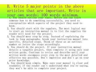 Individual Sections Development Exercise 5 | PPT