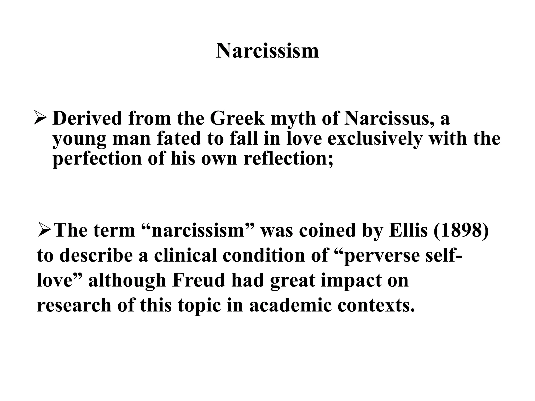 Individual and organizational narcissism | PPTX