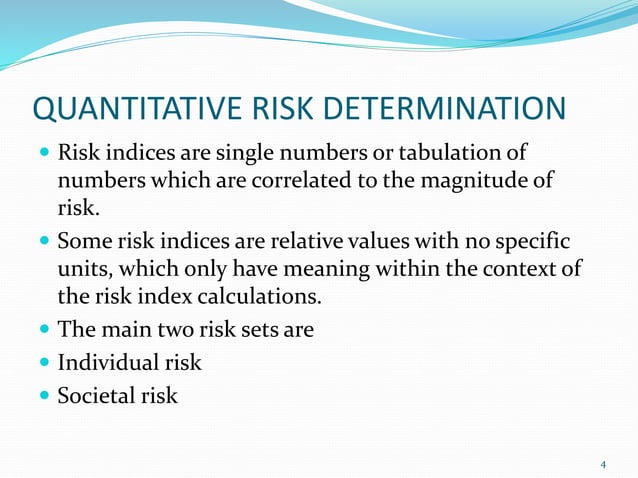 Individual and societal risk | PPTX | Chemistry | Science