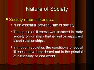 Individual and society | PPT