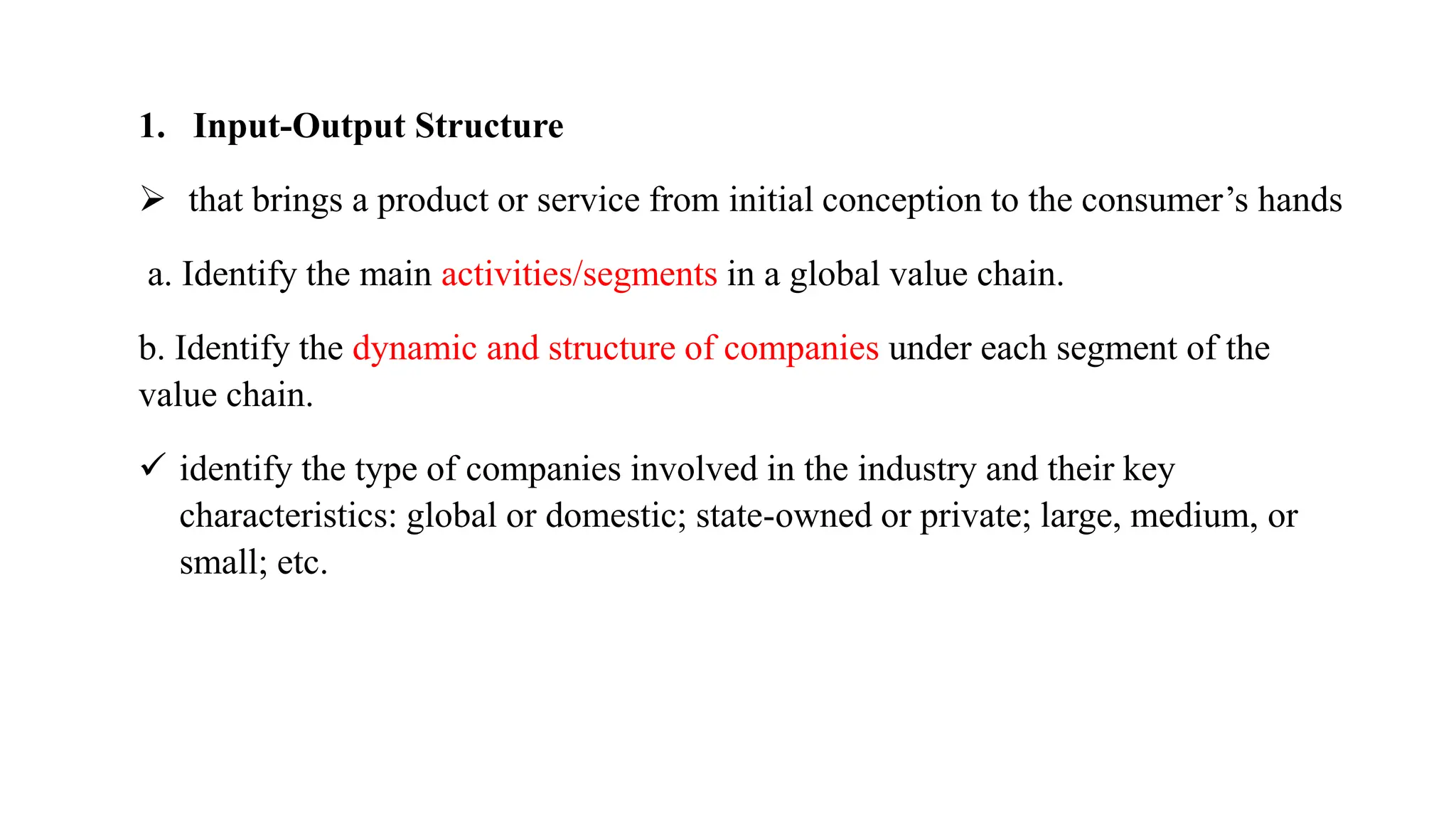 GLOBAL VALUE CHAIN ANALYSIS in internatinal business and strategy | PPTX