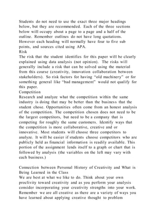 Individual Assignment 2 Research, Analysis & Outline for Final Pa | DOCX