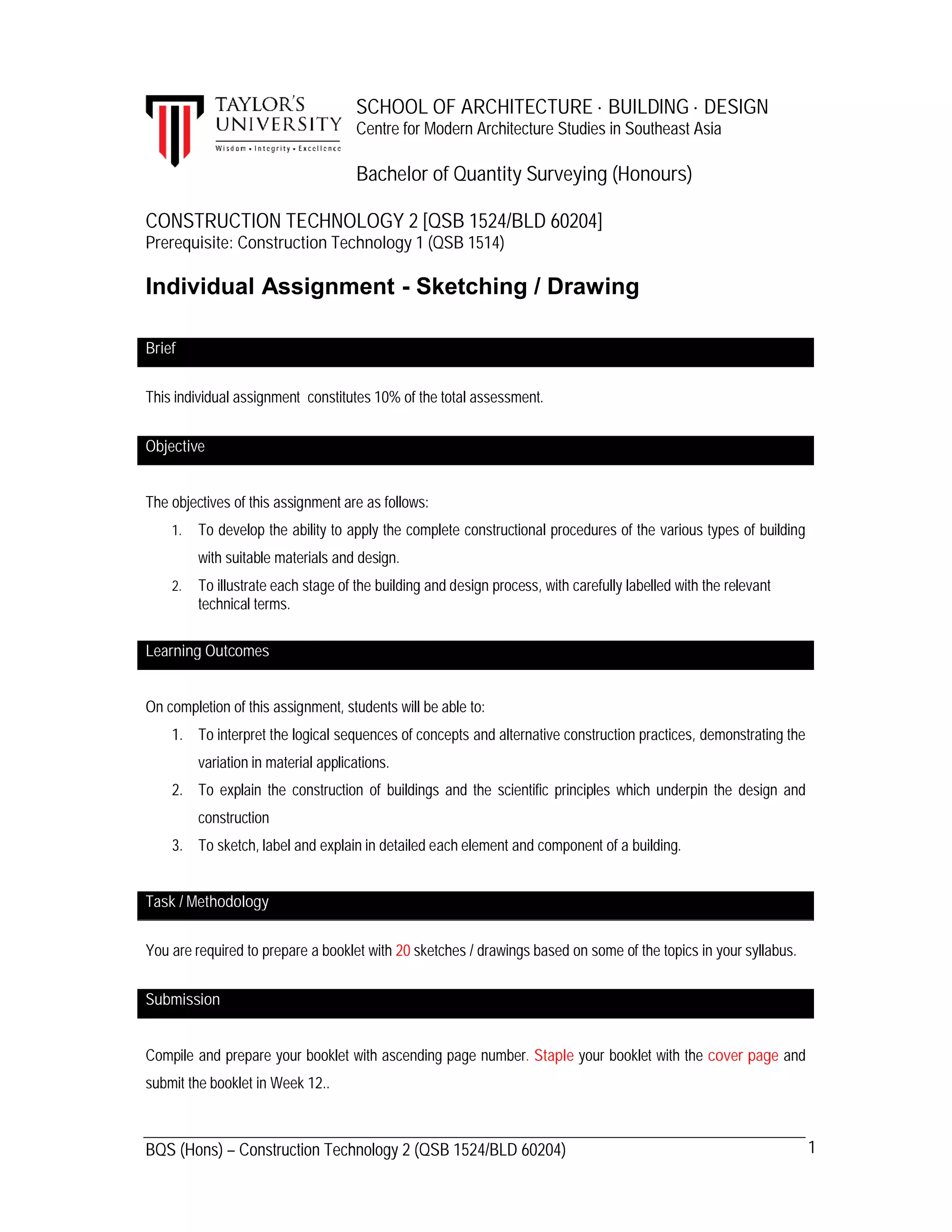 CT2 Individual Assignment Brief | PDF