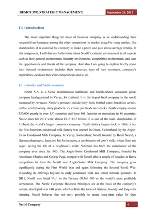 Nestle's Case Study | DOCX