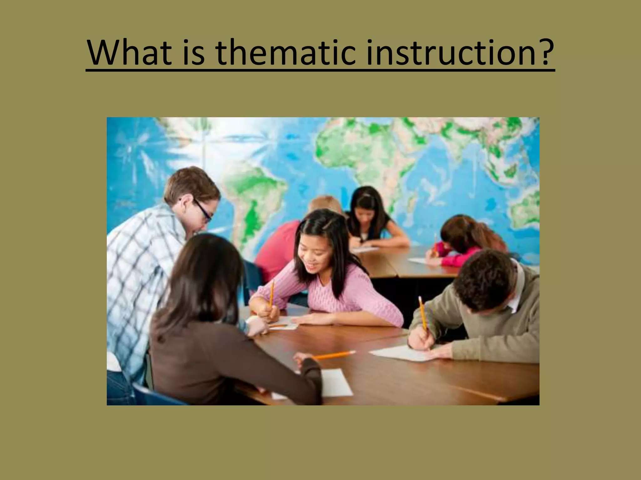 Thematic Instruction for ELL's | PPTX