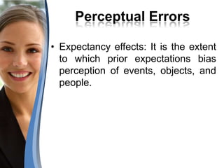 Individual behavior and perception | PPTX