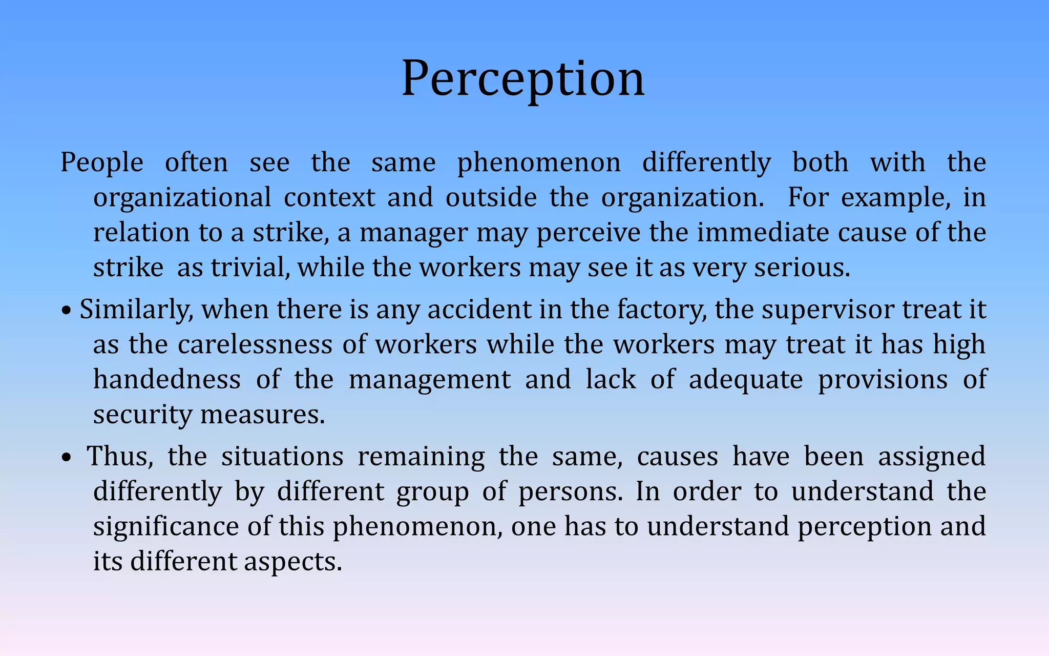 Individual behaviour-Organisational Behaviour | PDF