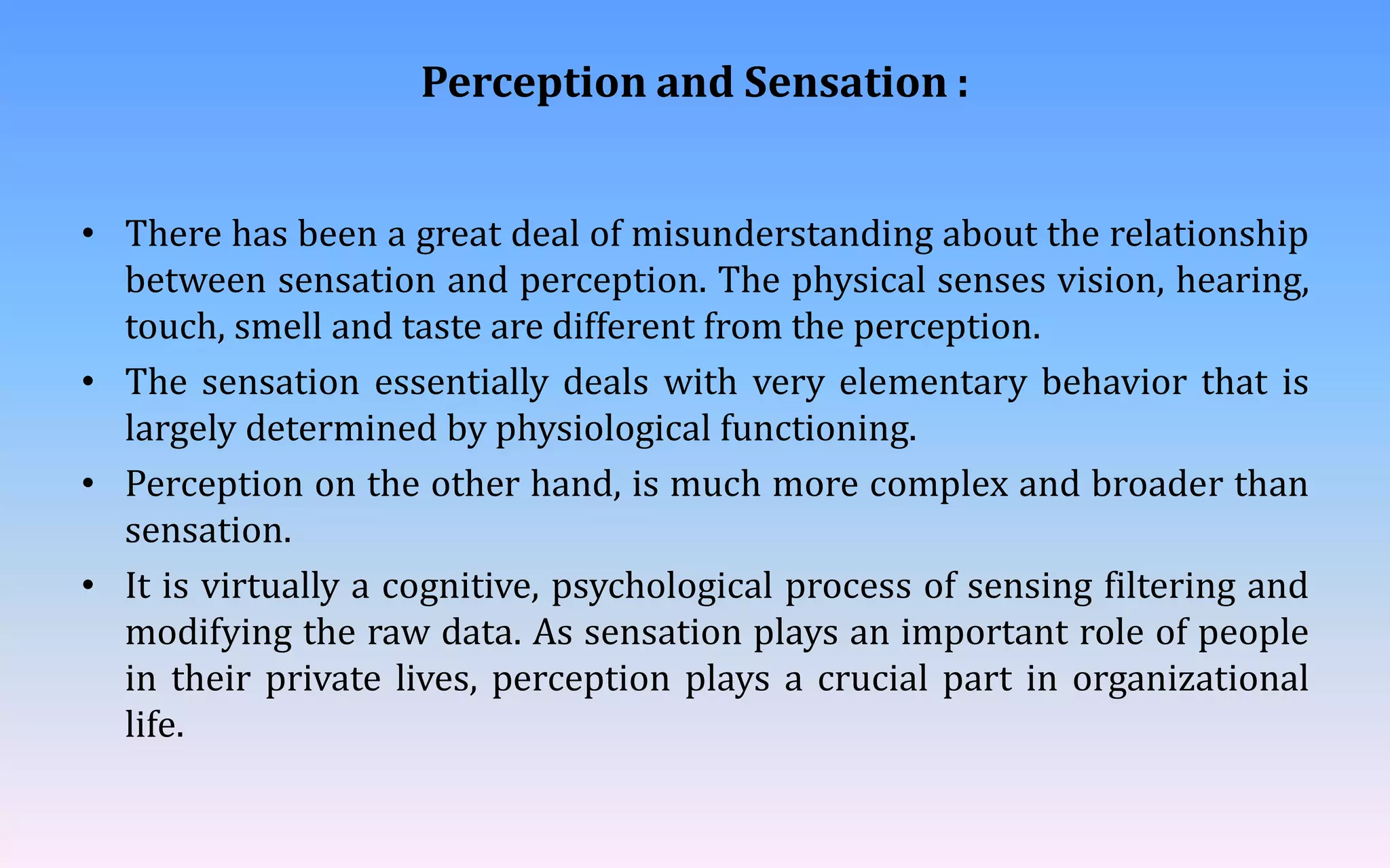 Individual behaviour-Organisational Behaviour | PDF