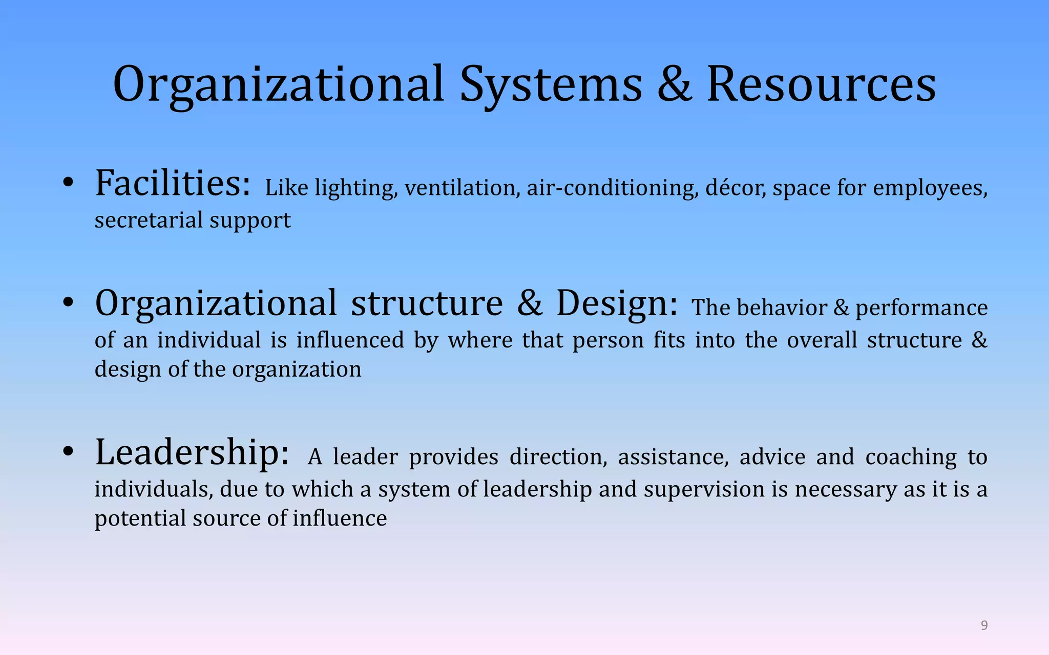 Individual behaviour-Organisational Behaviour | PDF