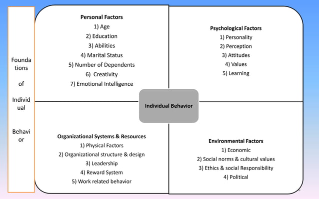 Individual behaviour-Organisational Behaviour | PDF | Business and Finance