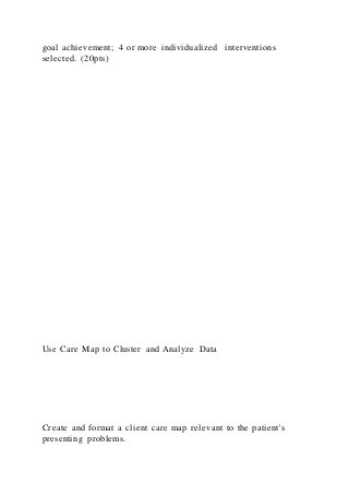 Individual Care Map Evaluation Tool – NSG240315430Name ____ | DOCX