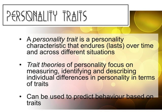 Individual characteristics | PPT