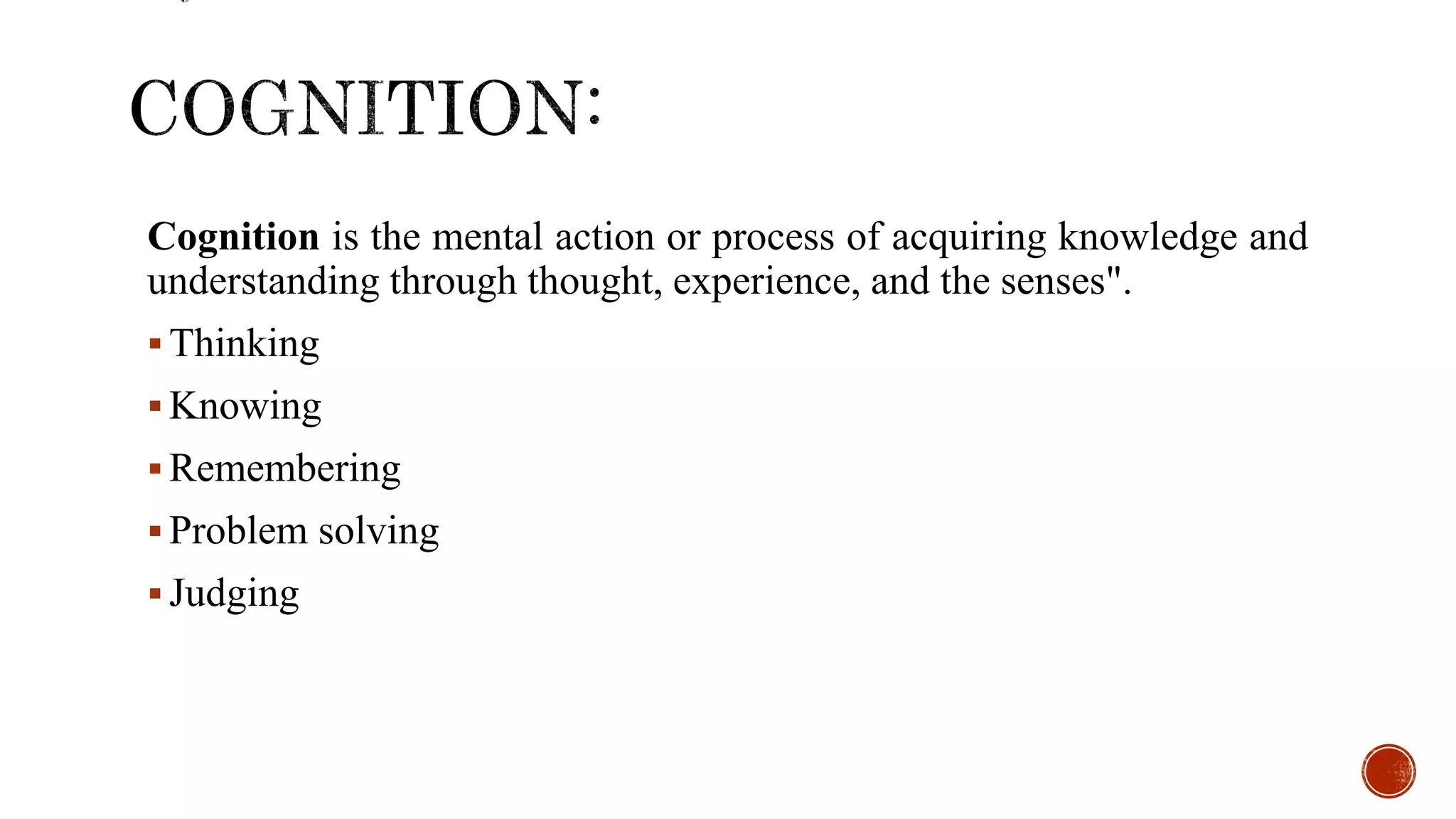 Individual cognition ppt (1) | PPT