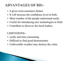 Individual contact method in Extension Education | PPTX
