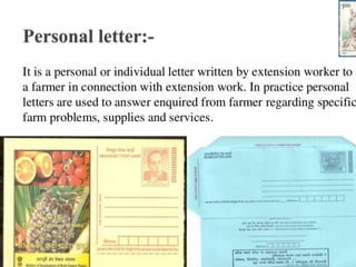 Individual contact methods in agriculture extension By Mr Allah Dad ...