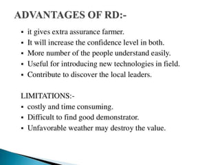 Individual contact methods in agriculture extension By Mr Allah Dad ...