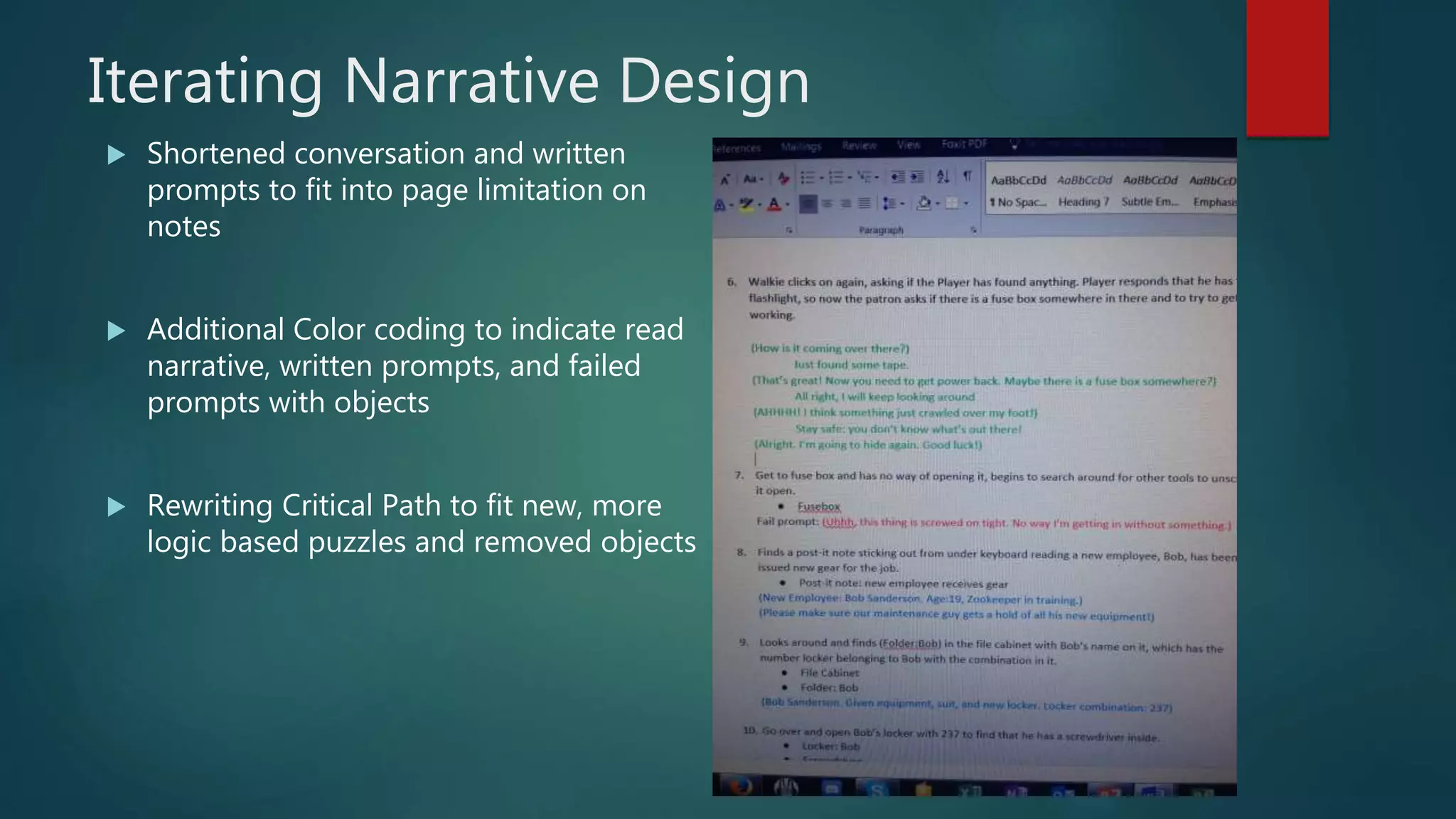 Individual contribution proto typing | PPTX
