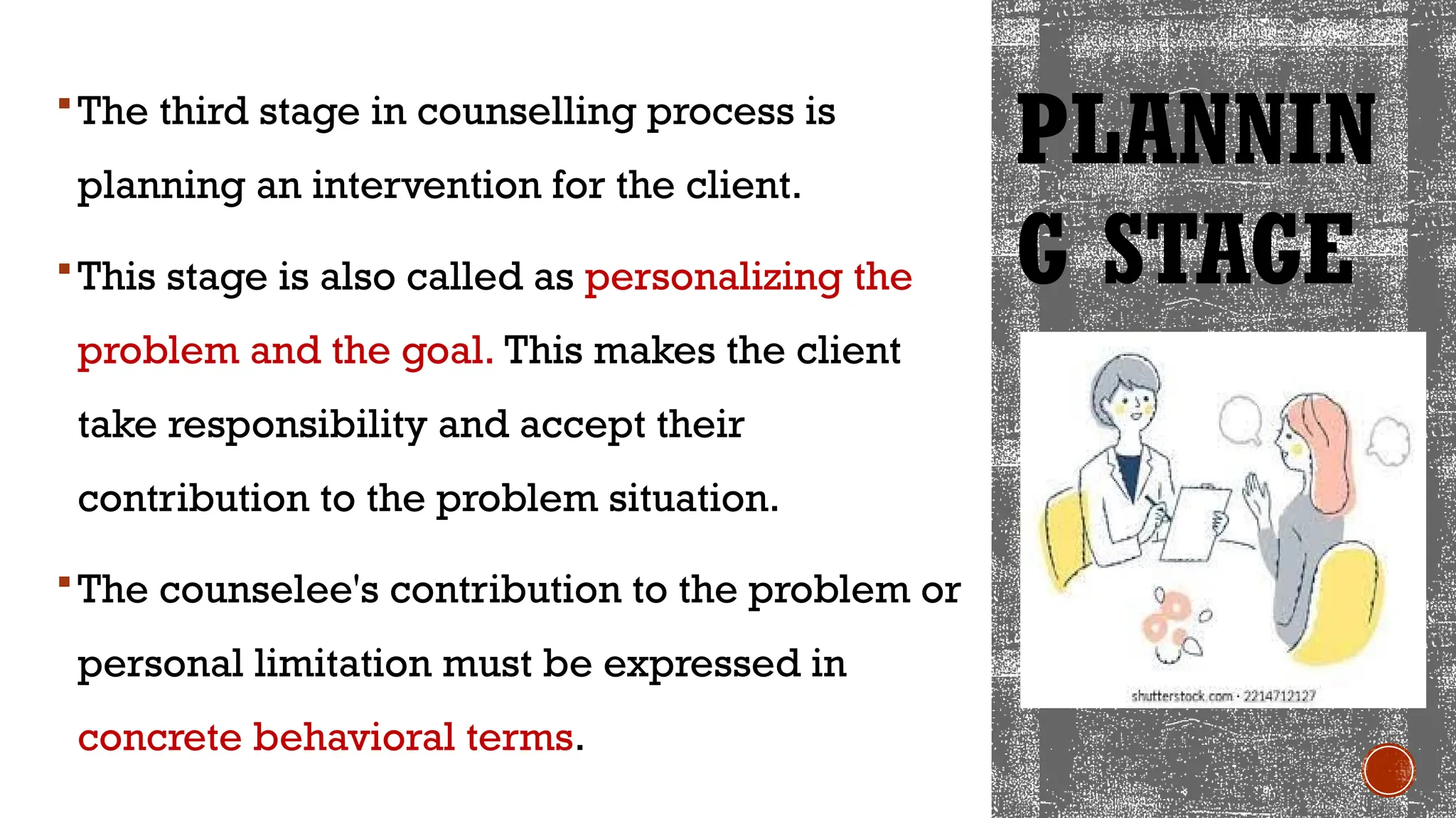 Individual counselling Process and Stages | PPTX
