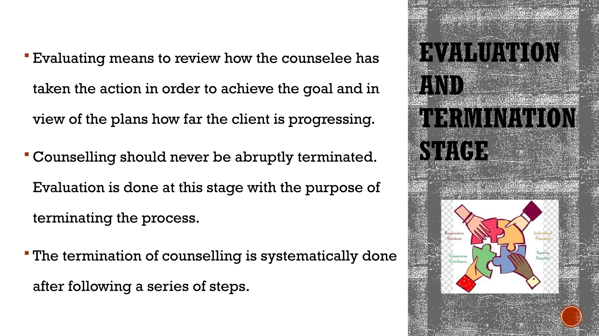 Individual counselling Process and Stages | PPTX