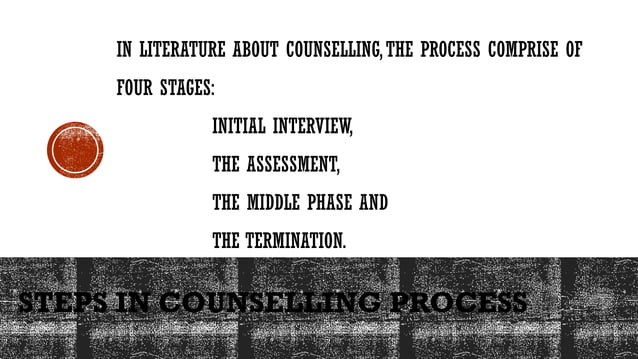 Individual counselling Process and Stages | PPT