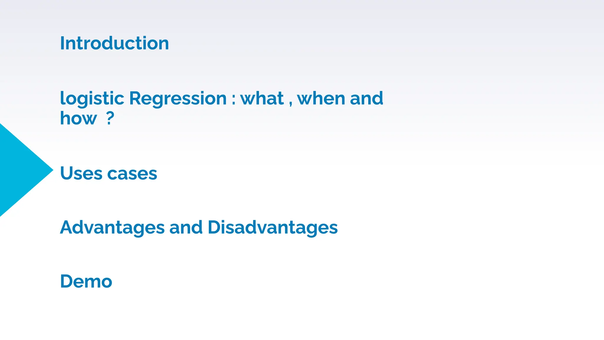 Logistic Regression : classification algorithm | PPT Logistic Regression : classification algorithm | PPT