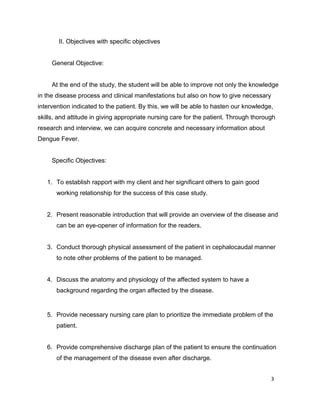 Case study- Dengue Fver | DOC