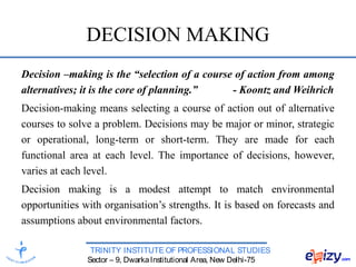Individual Decision Making Process