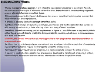 Individual Decision Making Process