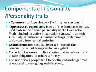 Individual determinants of Consumer Behaviour | PPTX