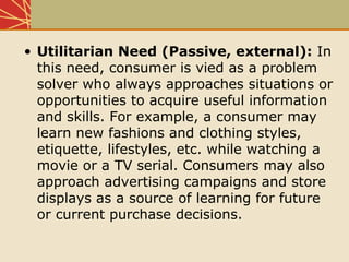 Individual determinants of consumer behaviour | PPT