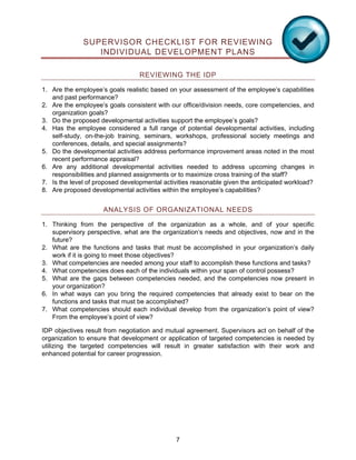 Individual development plan | PDF