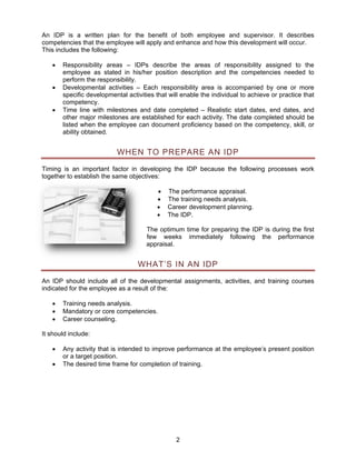 Individual development plan | PDF