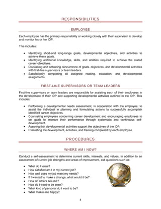 Individual development plan | PDF