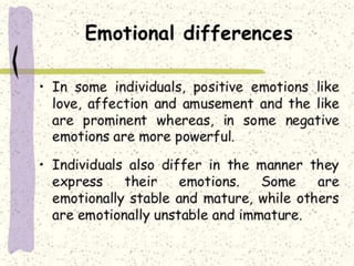 Individual difference | PPT
