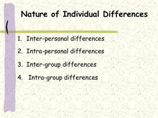 Individual difference | PPT