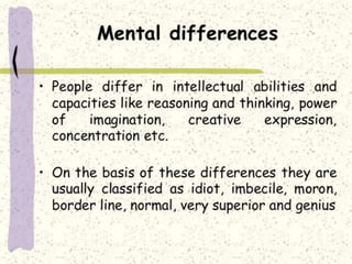 Individual difference | PPT
