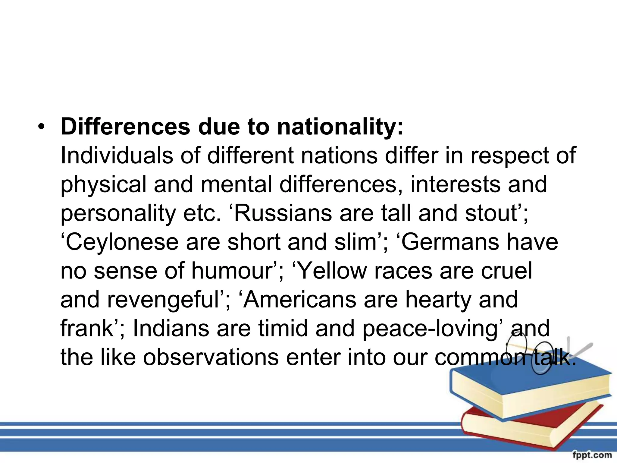 Individual difference | PPTX