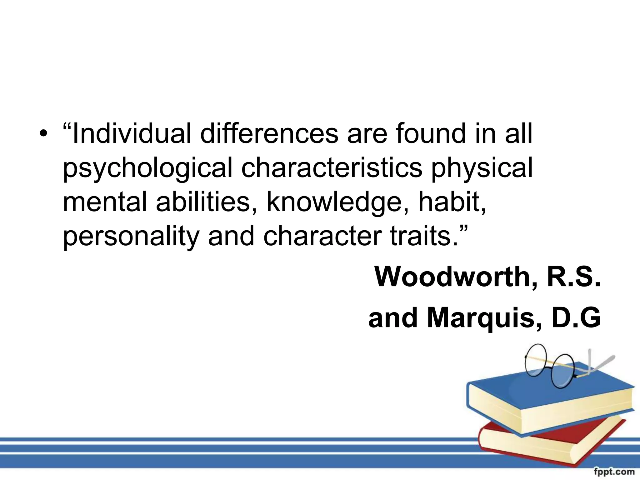 Individual difference | PPTX